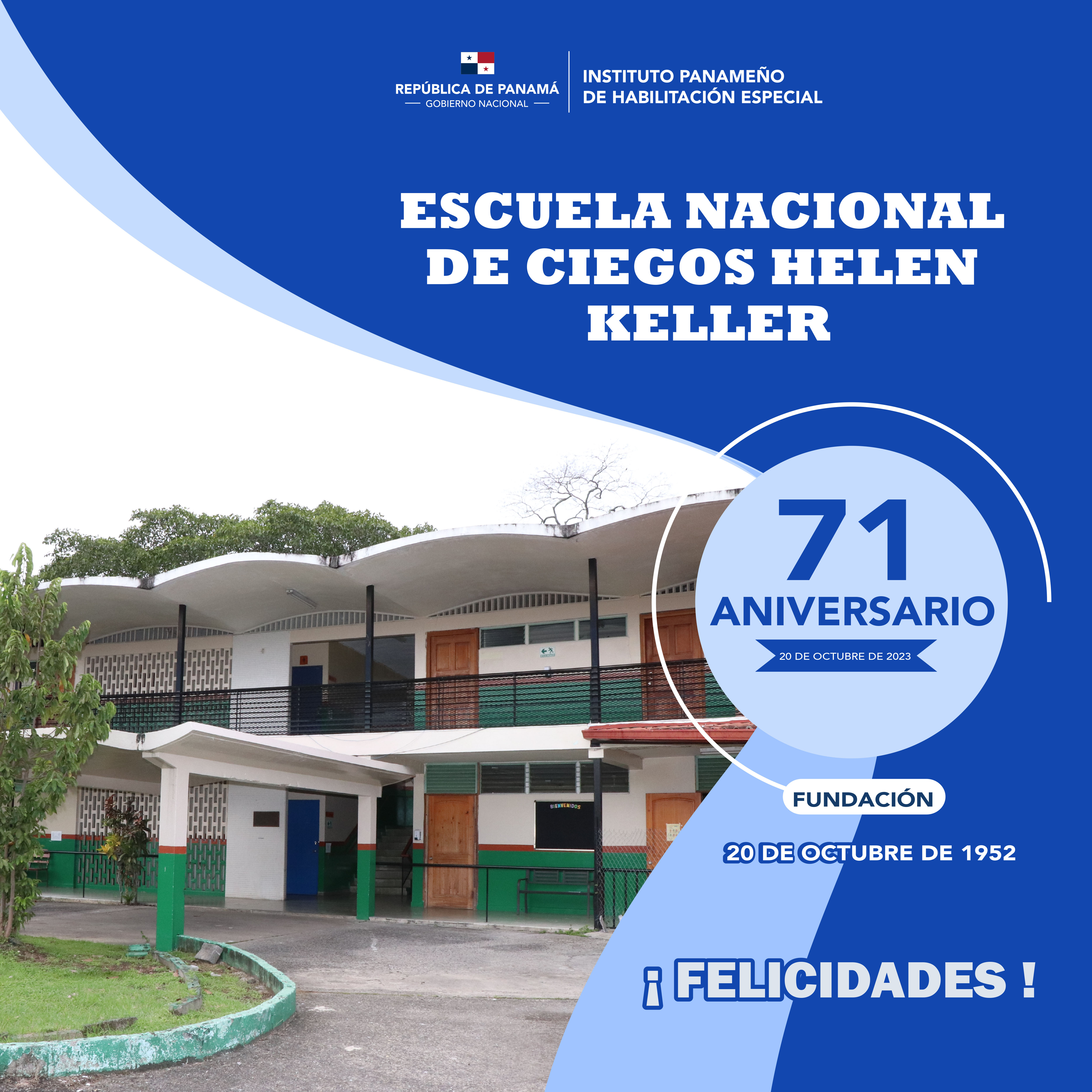 Aniversario de la Escuela Nacional de Ciegos Helen Keller