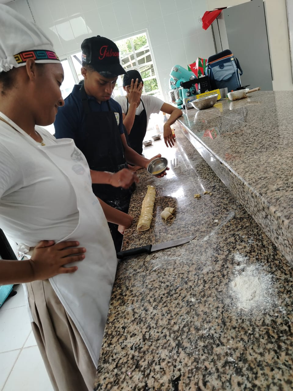 CTI Gastronomía de Chepo aprende receta de Pan de Jamón