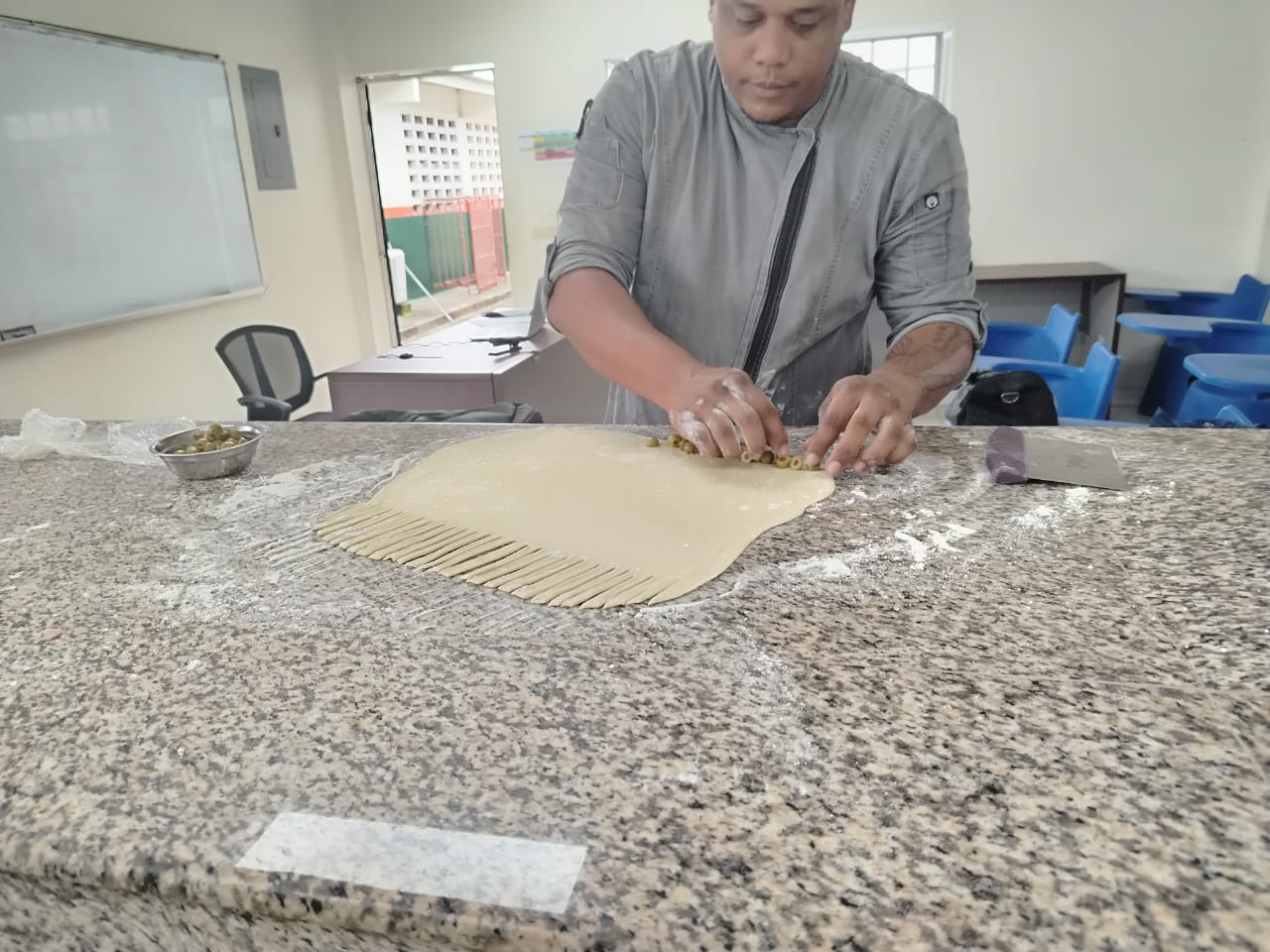 CTI Gastronomía de Chepo aprende receta de Pan de Jamón