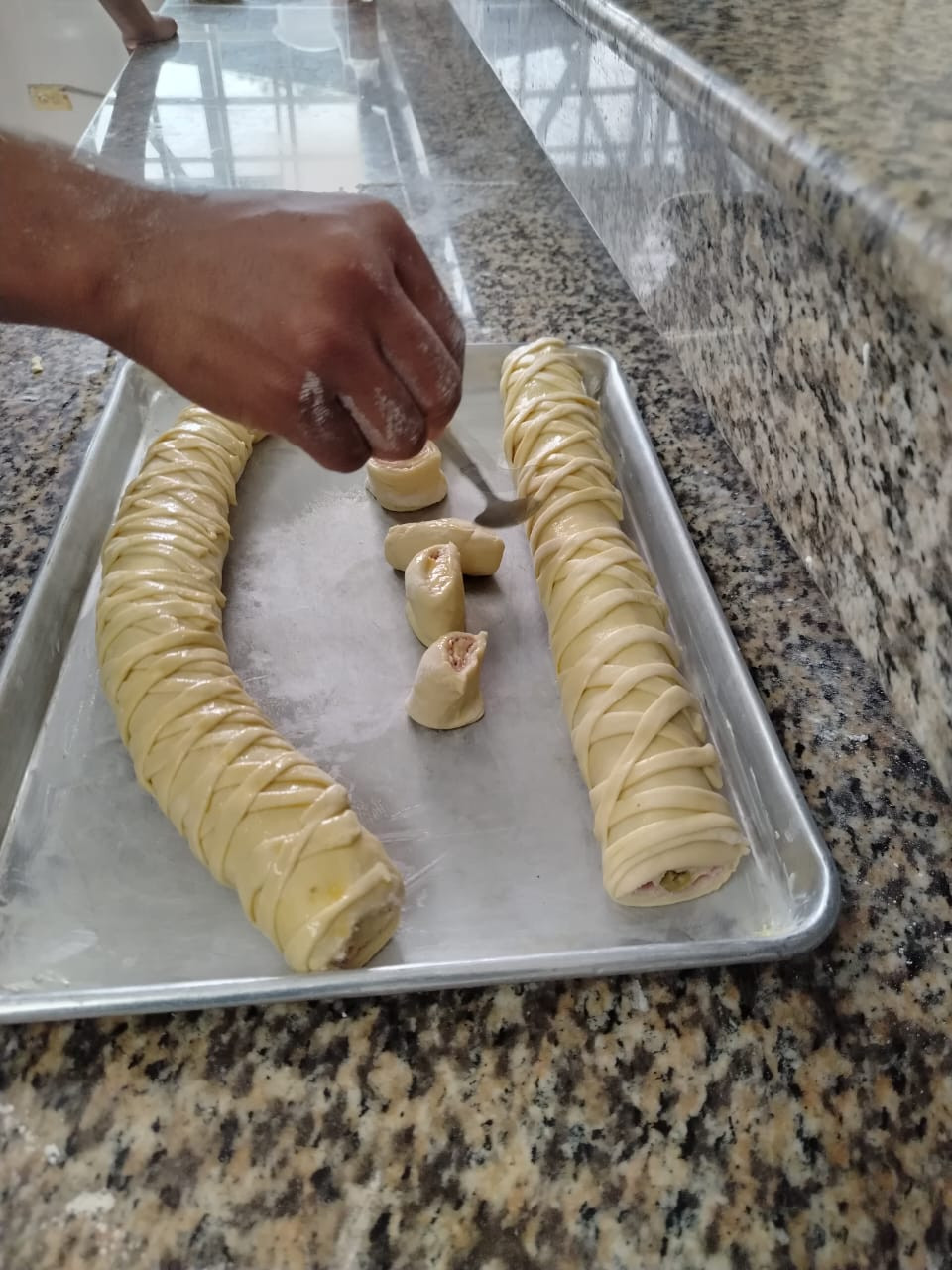 CTI Gastronomía de Chepo aprende receta de Pan de Jamón